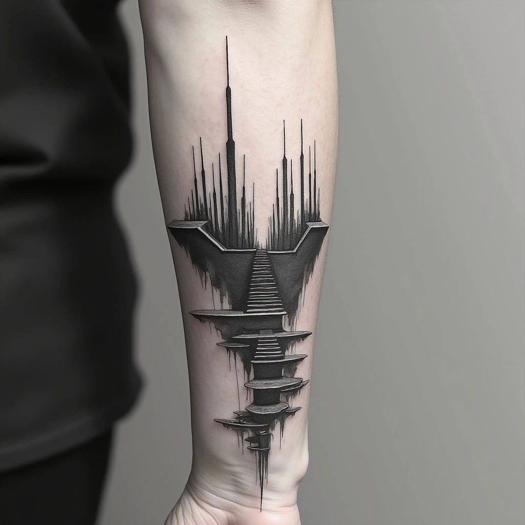 Decoding the Symbolism of a Black Line Tattoo on Your Arm - TattoosTours