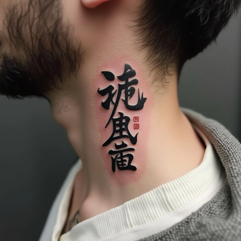 Chinese Symbol Tattoos: Meaning, Placement & Design Ideas for Your Neck ...