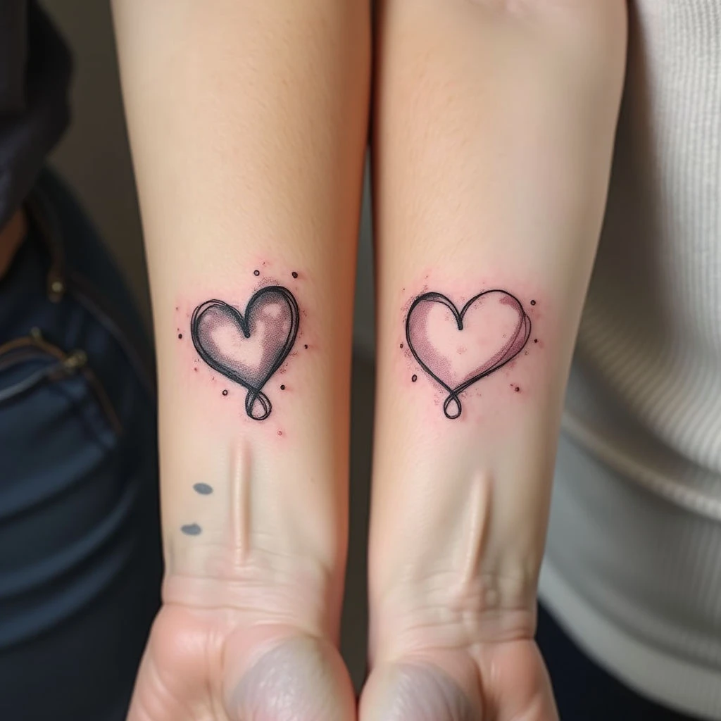 Cute Couple Tattoo Photos & Meanings: Designs, Inspiration & Placement ...