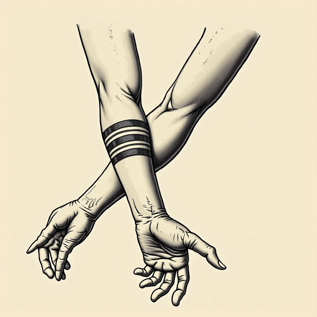 Decoding Double Line Tattoos: Symbolism and Meaning - TattoosTours