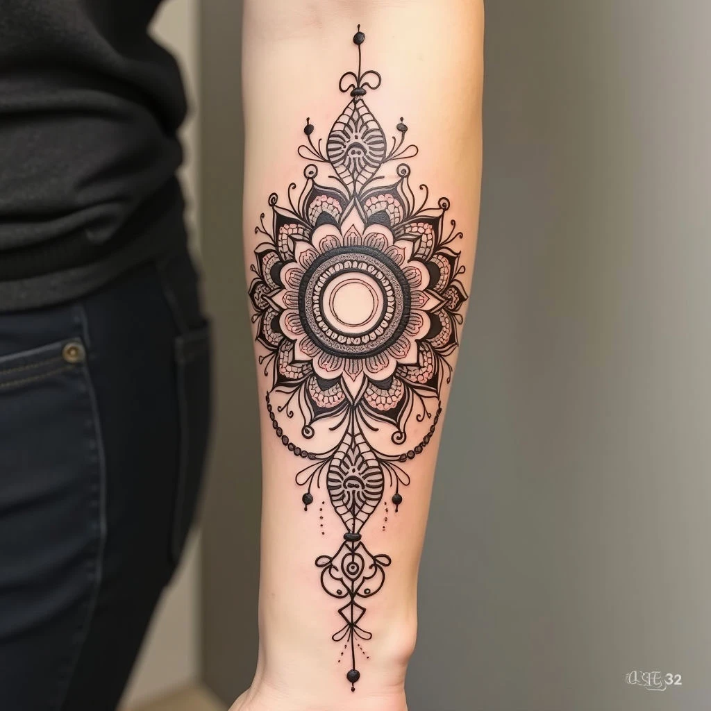 Henna Arm Tattoo Ideas: A Guide to Spiritual Symbolism & Design ...