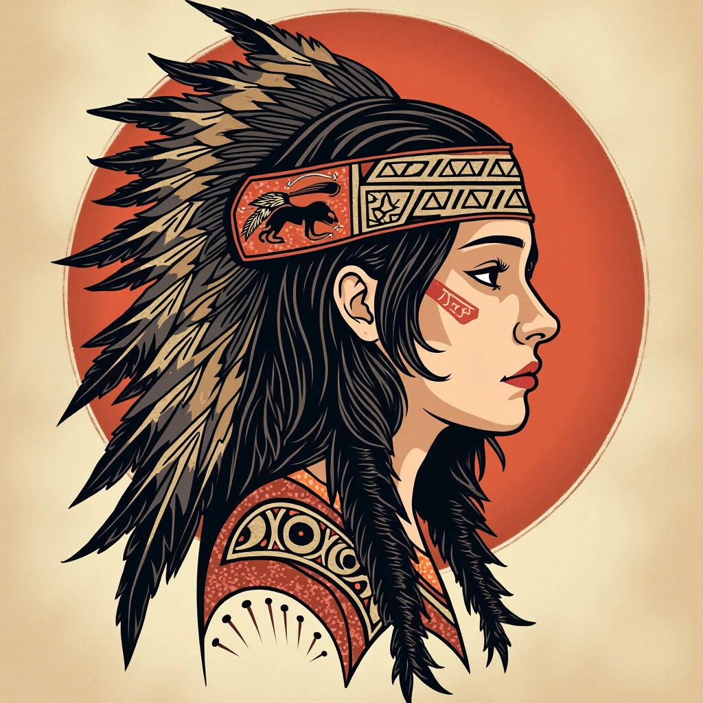 Unveiling the Significance of Native American Head Tattoos: A ...
