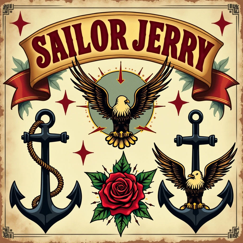 The Enduring Legacy of Sailor Jerry Tattoo Designs - TattoosTours