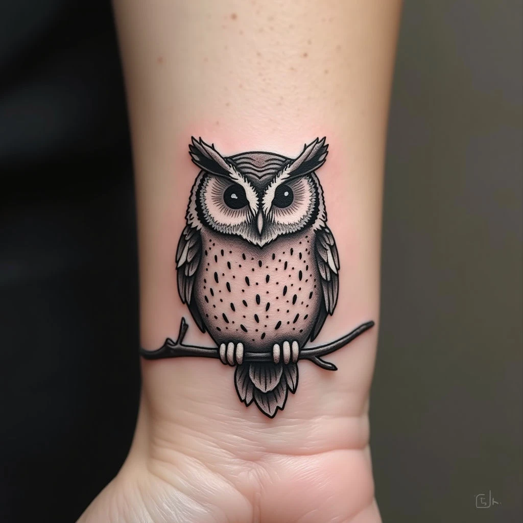 Small Owl Tattoo: Symbolism, Design & Meditative Process - TattoosTours